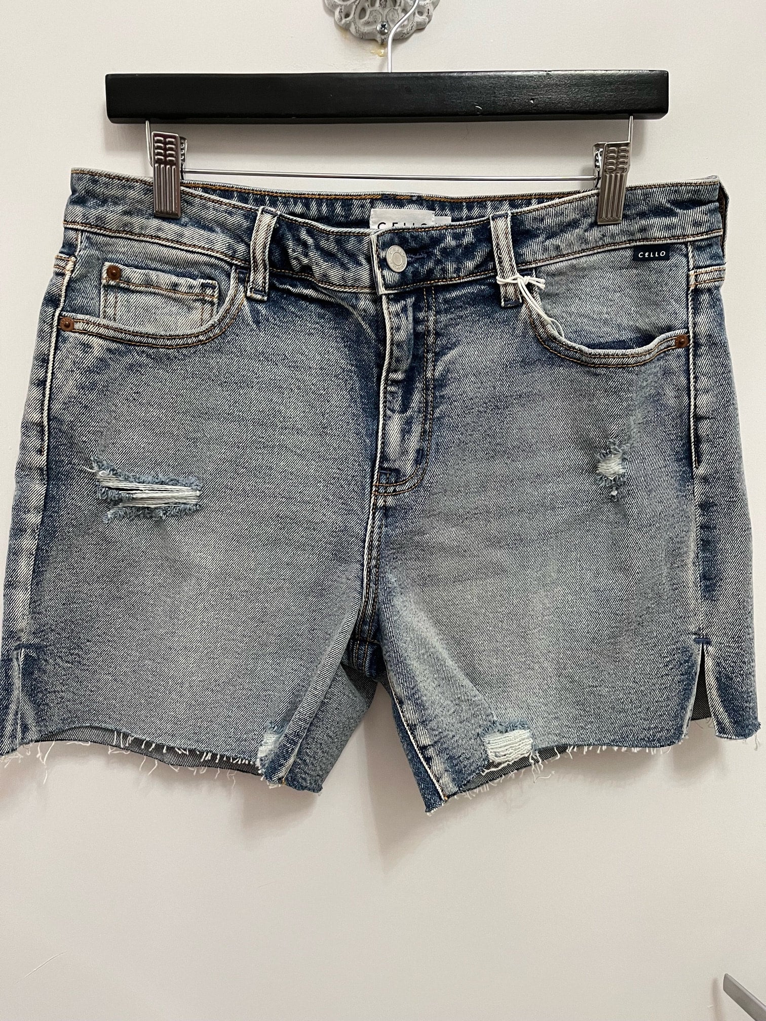 Mid Rise Mid Short with Side Slit by CELLO | The CoCo Couture